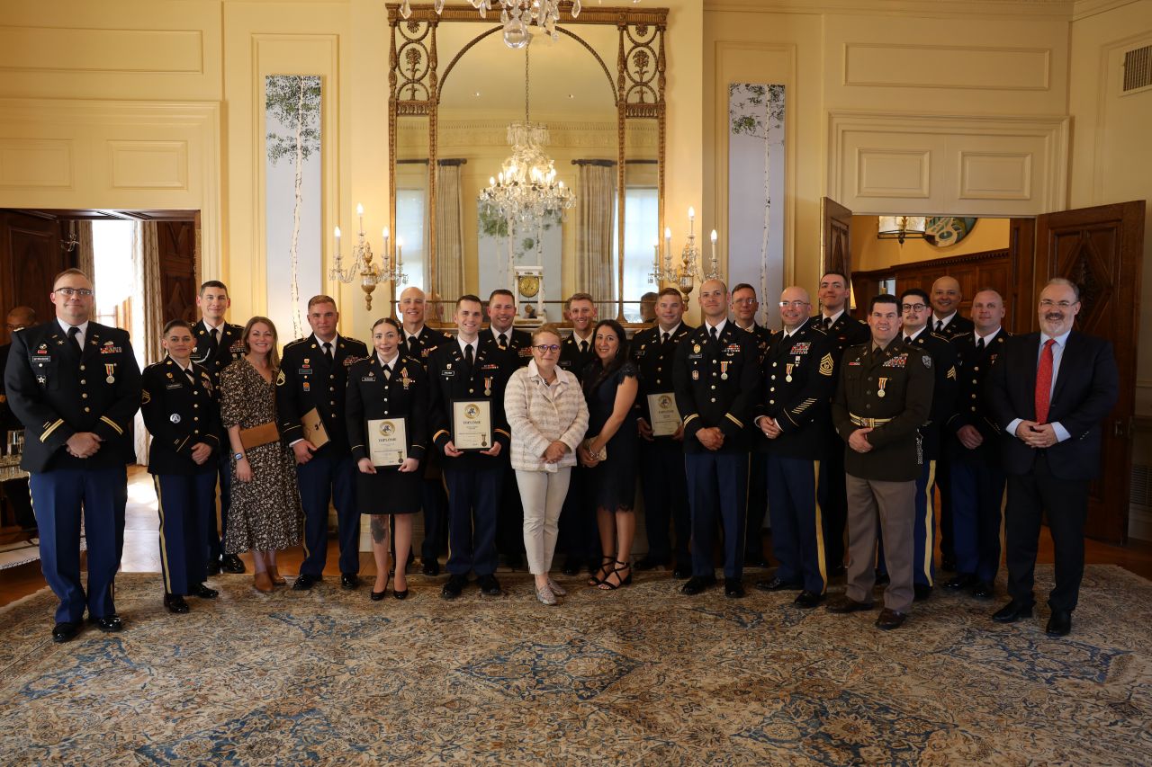March of Diekirch award ceremony at the Luxembourg Embassy in ...
